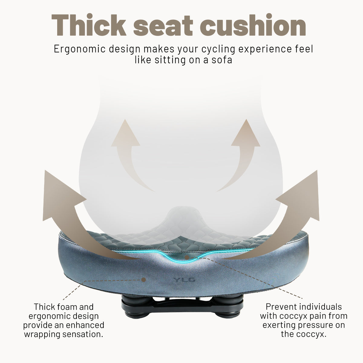 YS 9, YLG Oversized Bicycle Seat – YLGBike